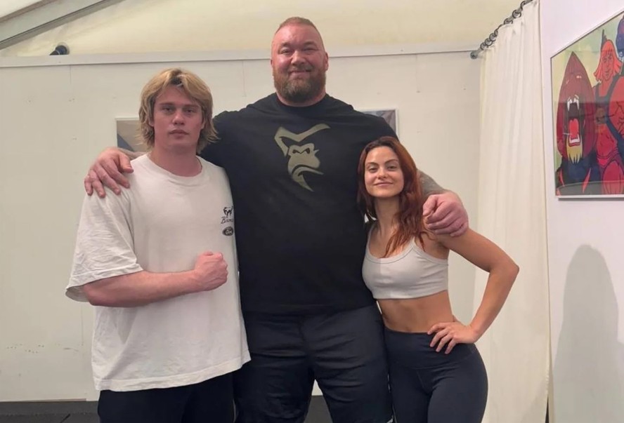 Astro de 'He-Man' surge bombado nos bastidores de preparação para filme ...