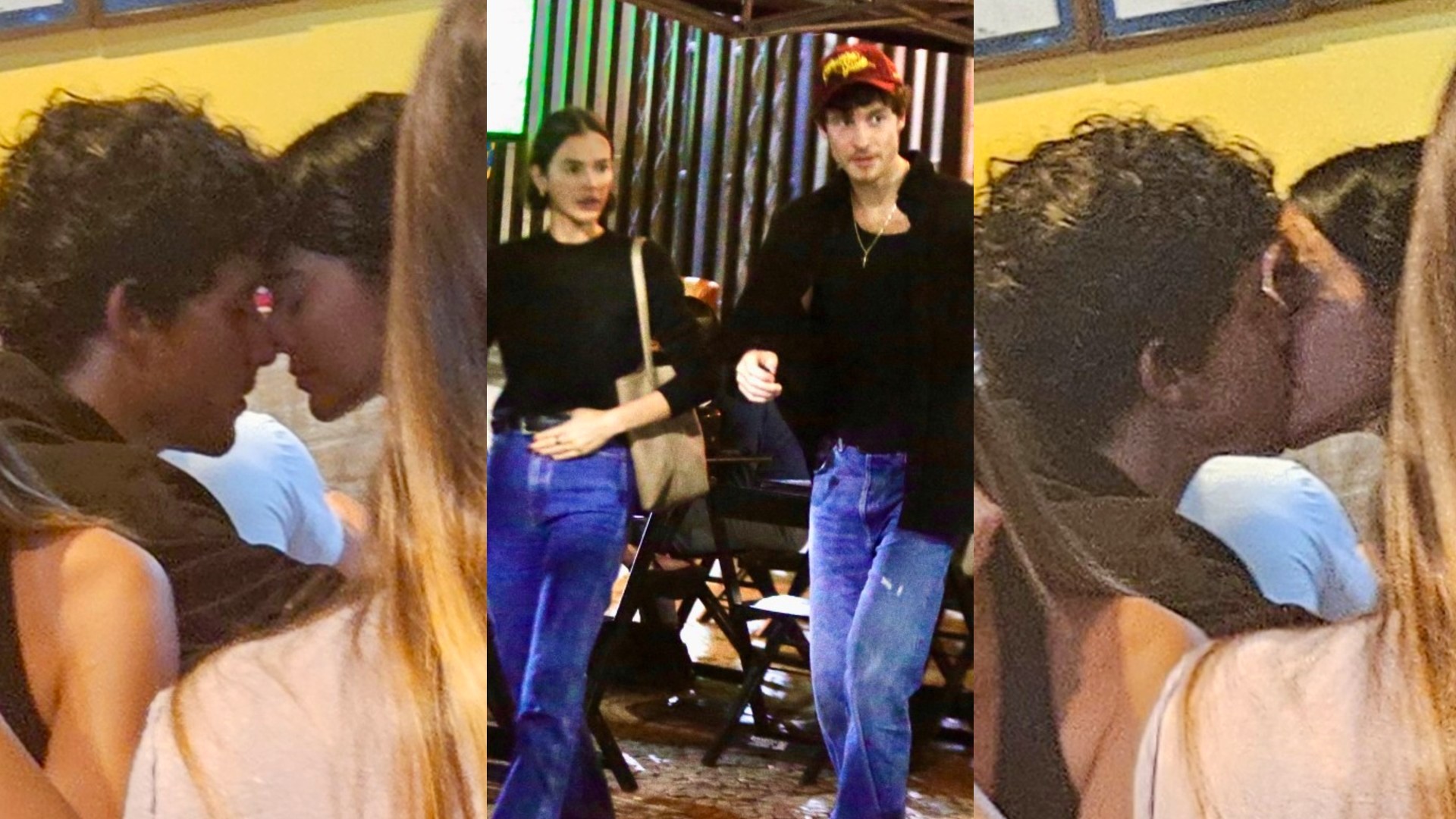 Bruna Marquezine e Shawn Mendes trocam beijos em jantar romântico no RJ