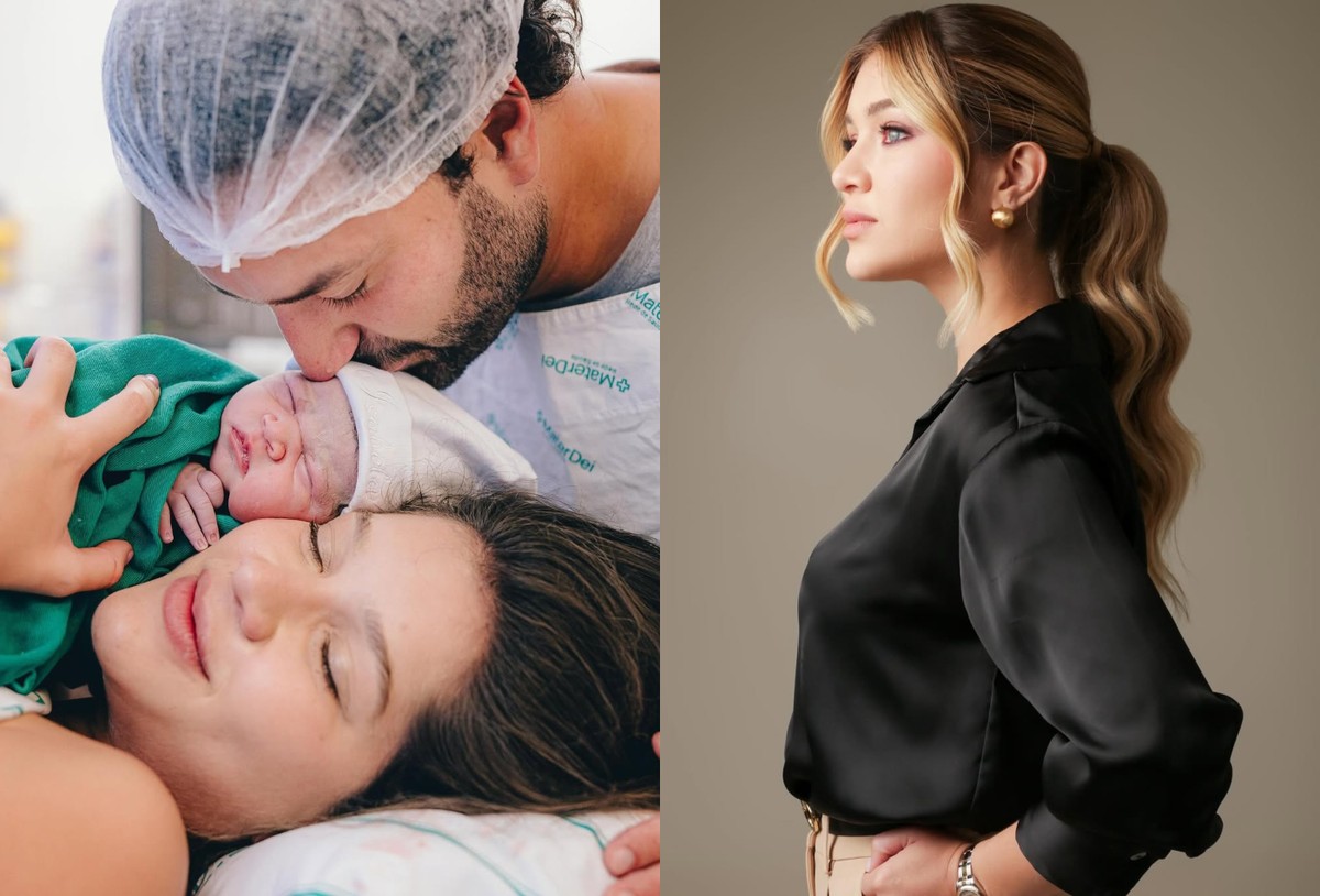 Filha do cantor Leandro, Lyandra Costa dá à luz Isabella; veja fotos