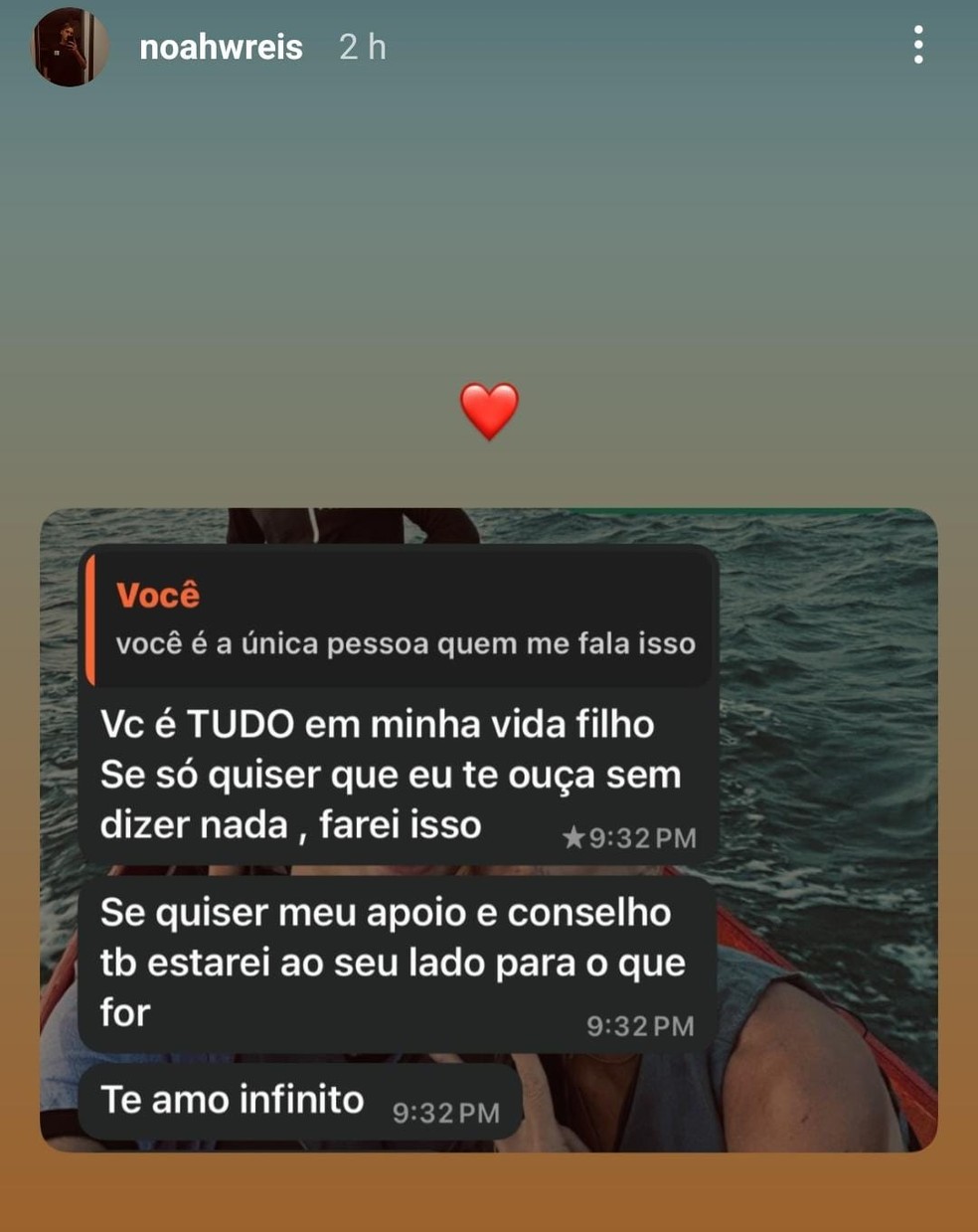 Noah Reis, primogênito de Danielle Winits, presta homenagem no Dia das ...