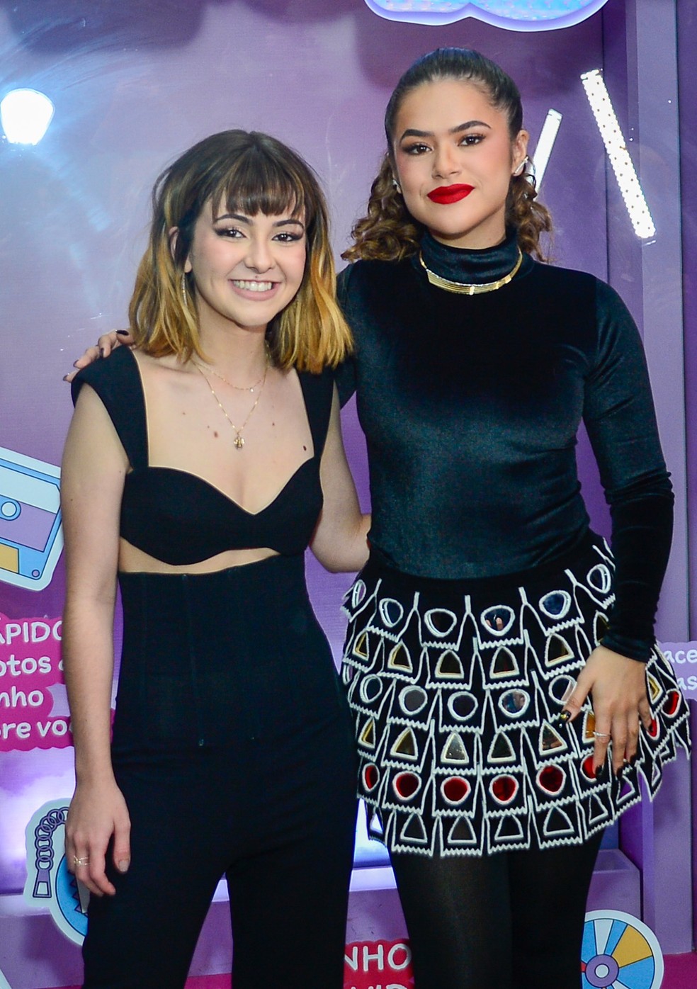 Amigas, Maisa e Klara Castanho se encontram em SP