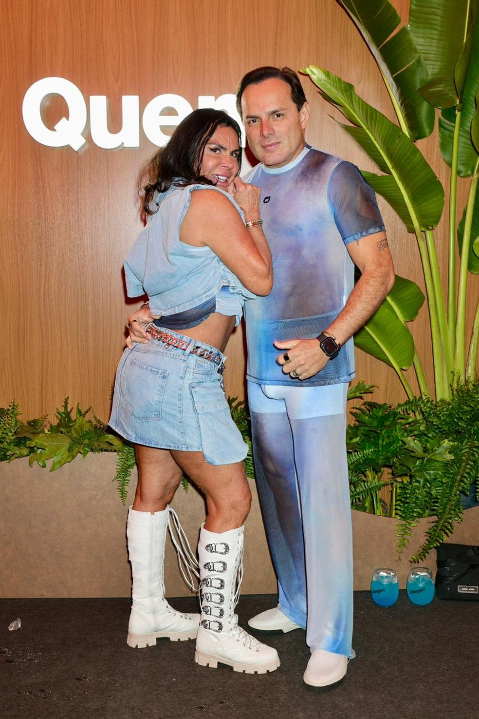 Gretchen e Esdras combinam look para Rock in Rio, e mostram ansiedade ...