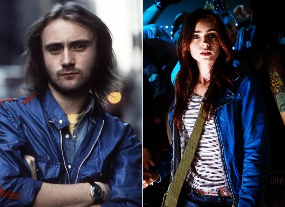 Lily Collins celebra aniversário de Phil Collins e web se choca: 'Seu pai?'