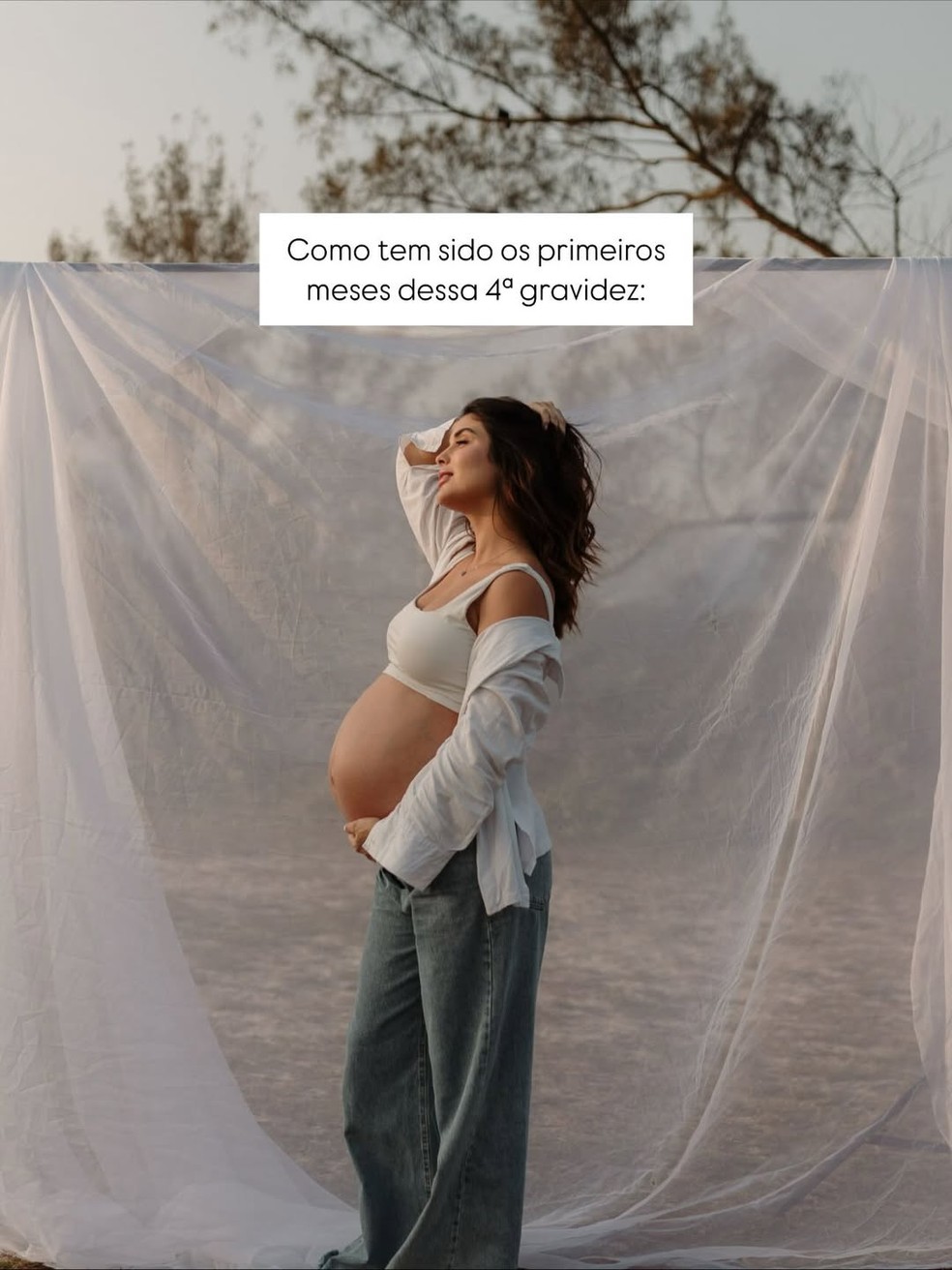 Esperando a 4ª filha, Letícia Almeida abre o coração sobre os primeiros ...