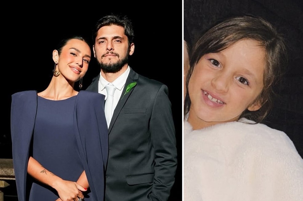 Bruno Gissoni e Yanna Lavigne encantam ao mostrar filha como daminha de casamento