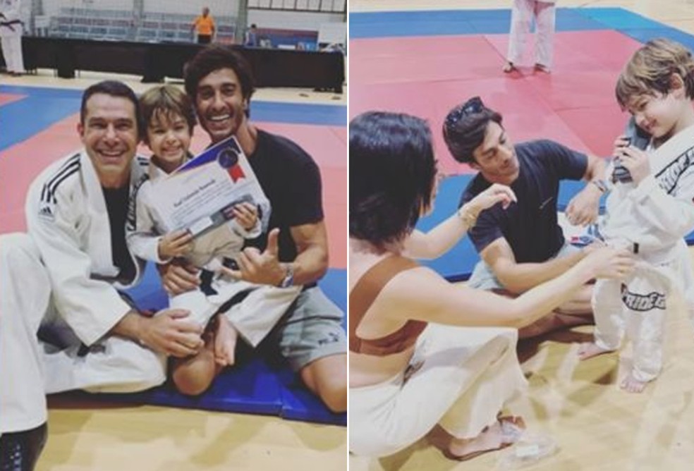 Isis Valverde se reúne com noivo, Marcus Buaiz, e o ex-marido, André ...