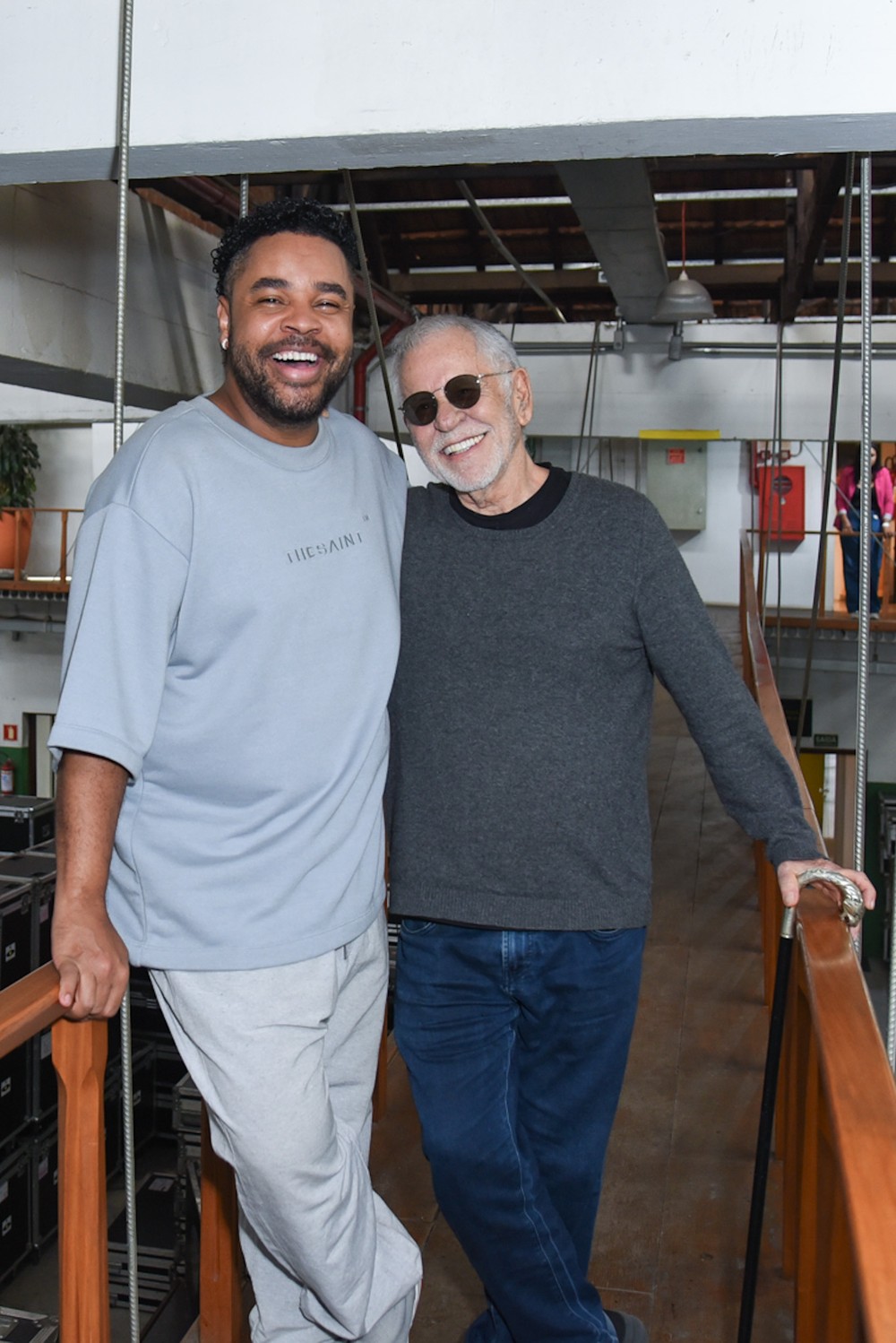 Filho de Tim Maia, Carmelo Maia se encontra com ator que será seu pai ...