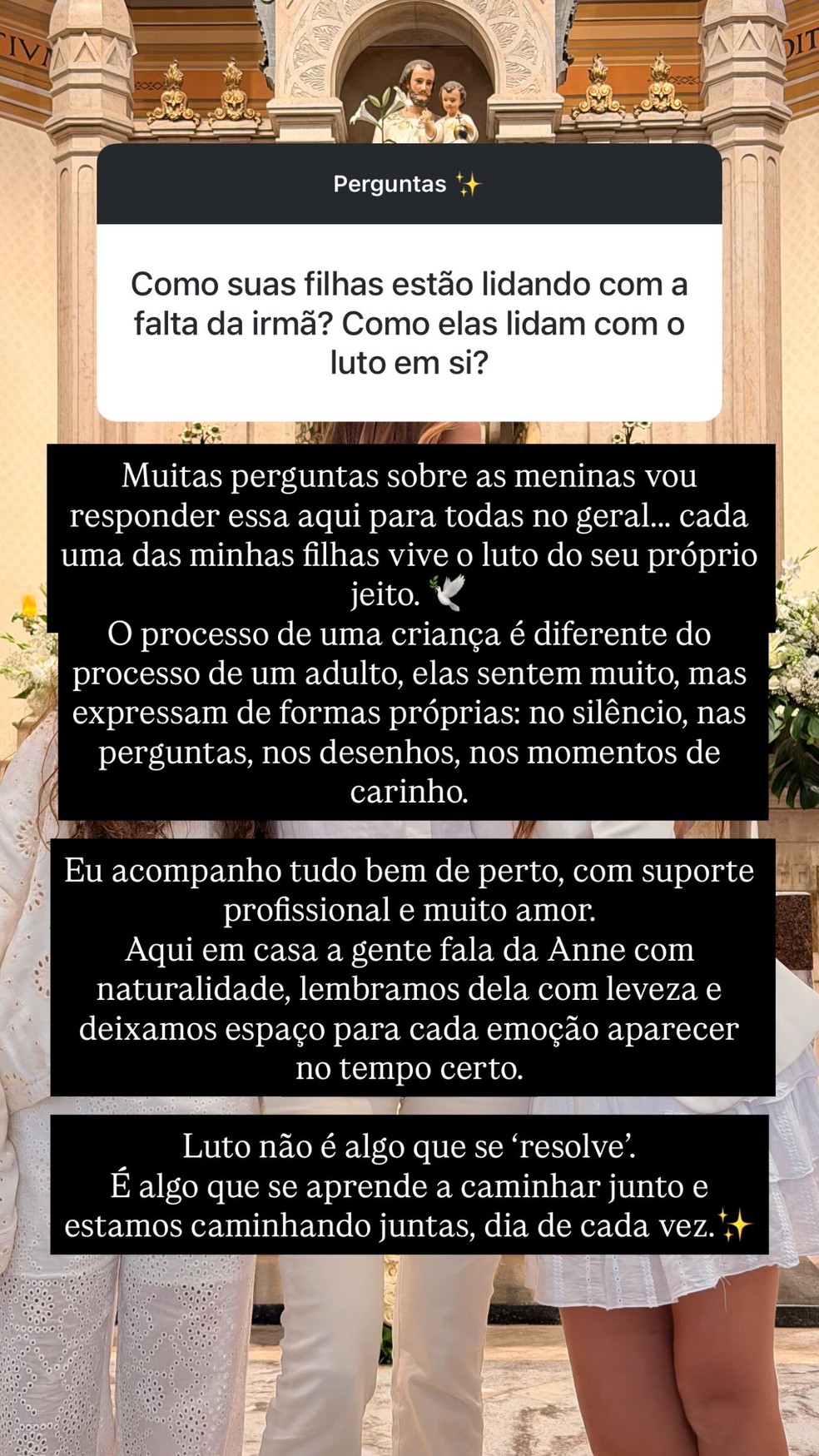 Schynaider Moura conta como ela e as filhas lidam com luto após morte ...