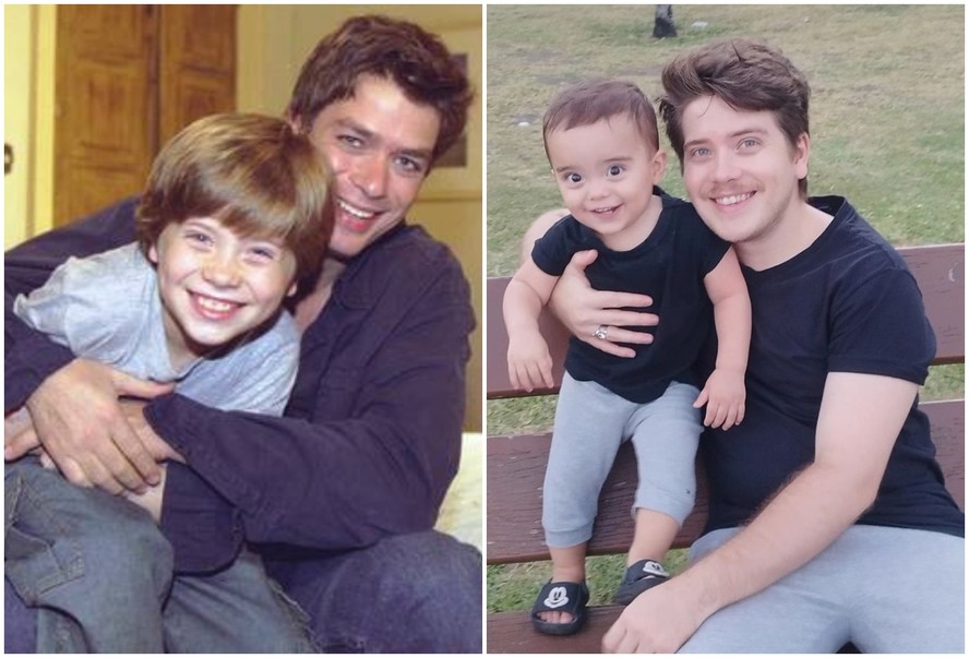 Ex-ator mirim Pedro Malta encanta a web ao combinar look com filho