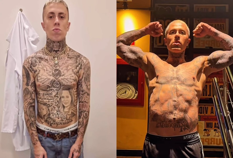 MC Daniel mostra evolução do shape