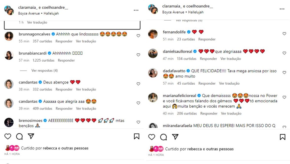 André Coelho e Clara Maia, casal formado em reality, anunciam gravidez ...