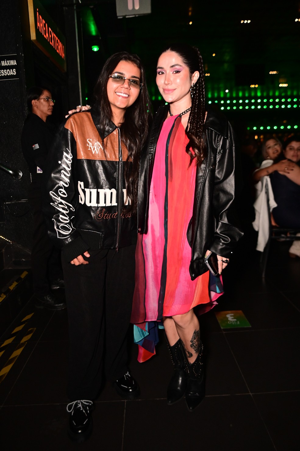 Yasmin Santos e Maria Venture — Foto: Leo Franco/AgNews