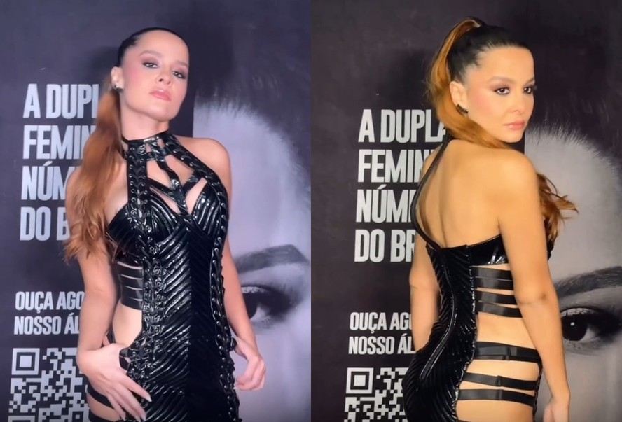 Maiara usa look ousado com fendas laterais após reatar namoro