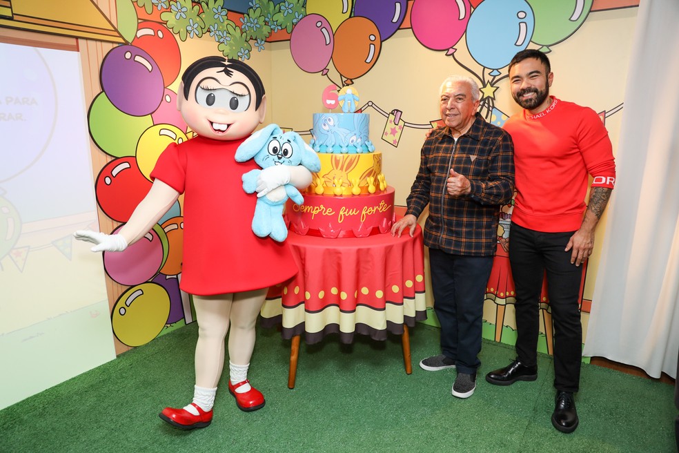 Mauricio de Sousa recebe filho e genro em festa pelos 60 anos da ...