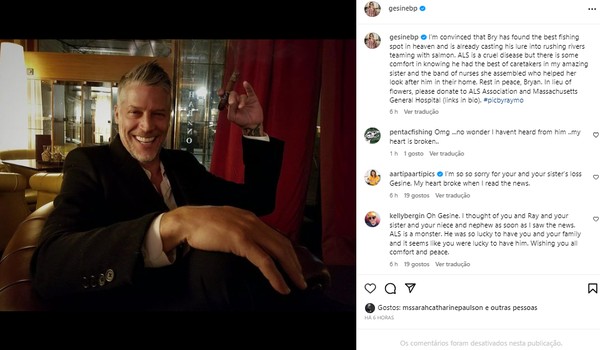 Irmã de Sandra Bullock lamenta a morte de Bryan Randall e diz que atriz era a melhor cuidadora