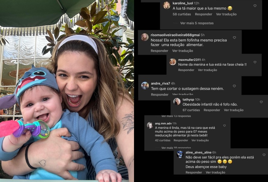 Viih Tube expõe comentários gordofóbicos sobre Lua: 'Não é preocupação ...