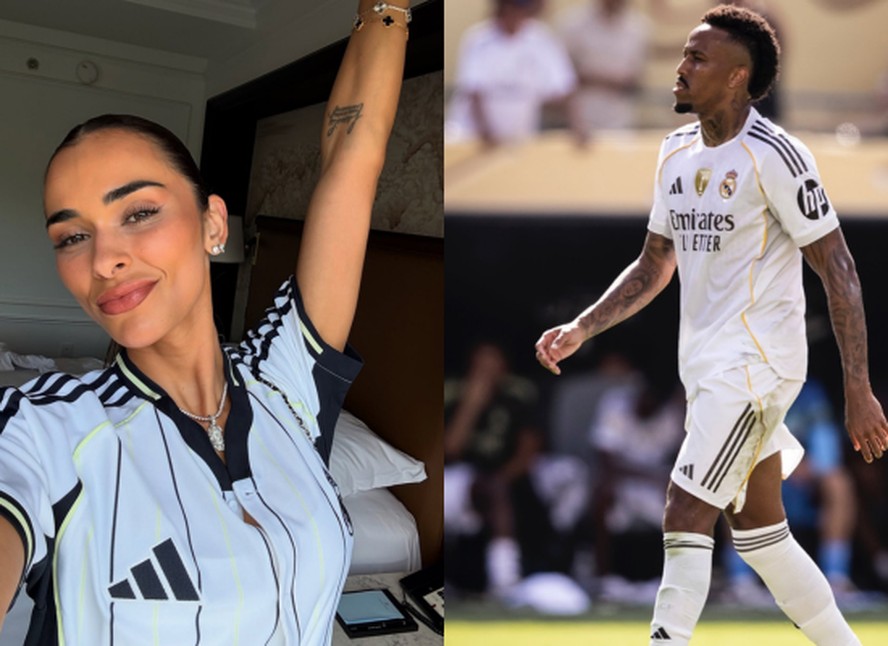 Tainá Castro se declara a Militão após eliminação do Real Madrid ...