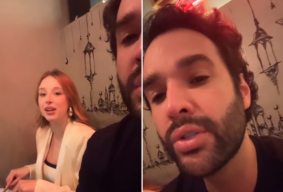 Duda Reis ganha carinho do marido na barriguinha de grávida; vídeo