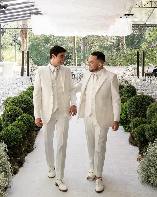 Lucas Rangel e Lucas Bley se casam no Palácio Tangará, em São Paulo ...