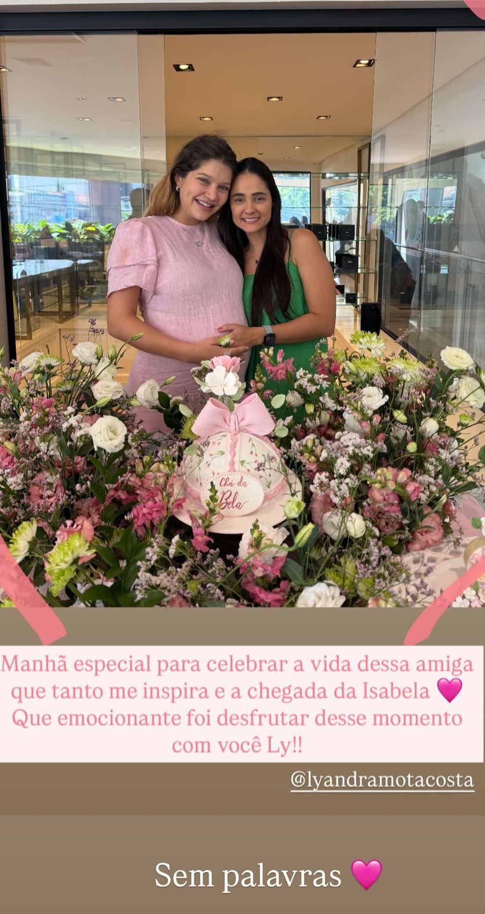 Lyandra Costa, filha do sertanejo Leandro, se emociona em chá de bebê ...