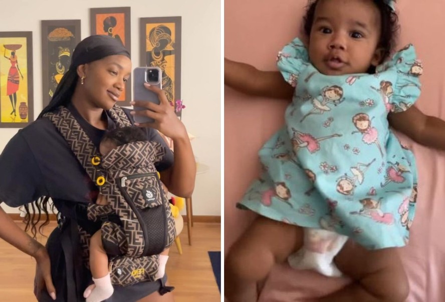 IZA compartilha fotos de momentos especiais com a filha, Nala