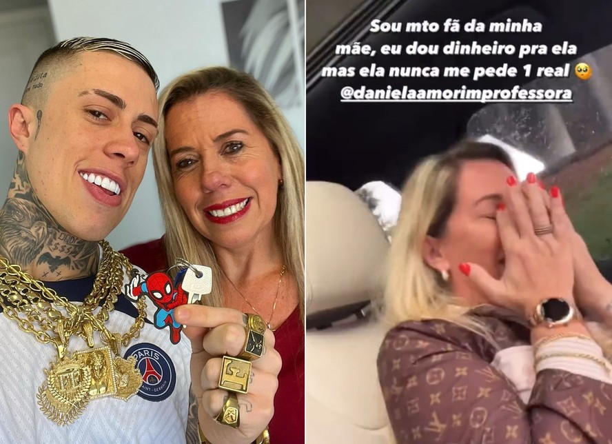 MC Daniel quita parcelas de carro financiado da mãe: 'Ela nunca me pede 1 real'