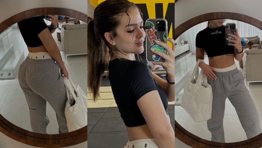 Solteira, Mel Maia mostra corpo após treino intenso na academia