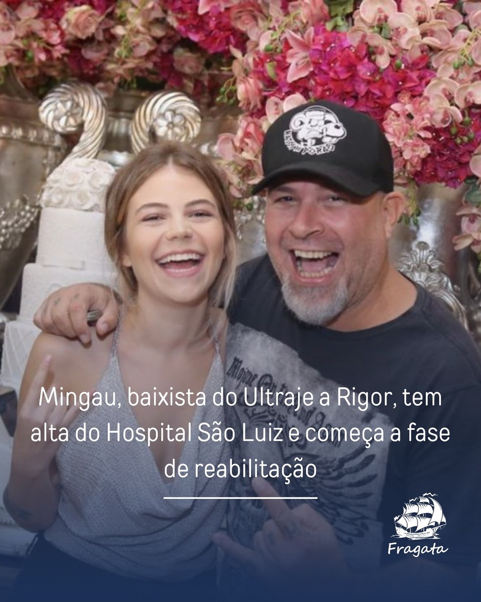 Mingau, baixista do Ultraje a Rigor, recebe alta após 1 ano internado e ...