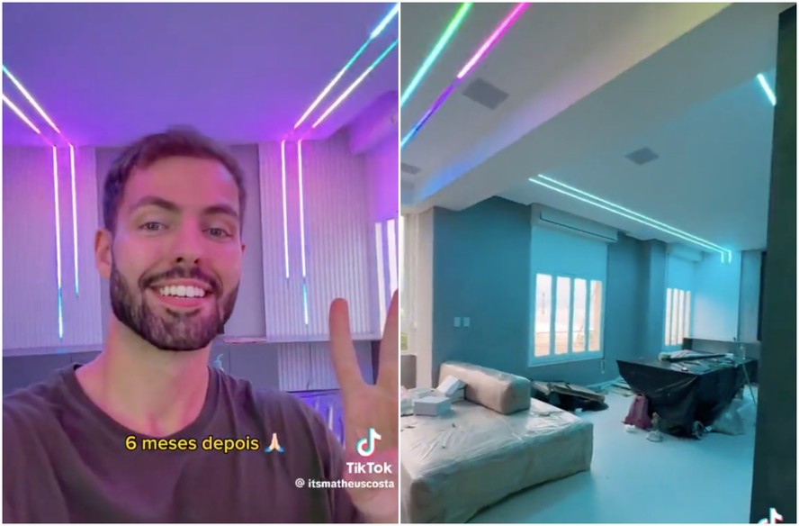 Matheus Costa transforma apartamento em 'boate' e web reage: 'O pai dele teria um infarto'