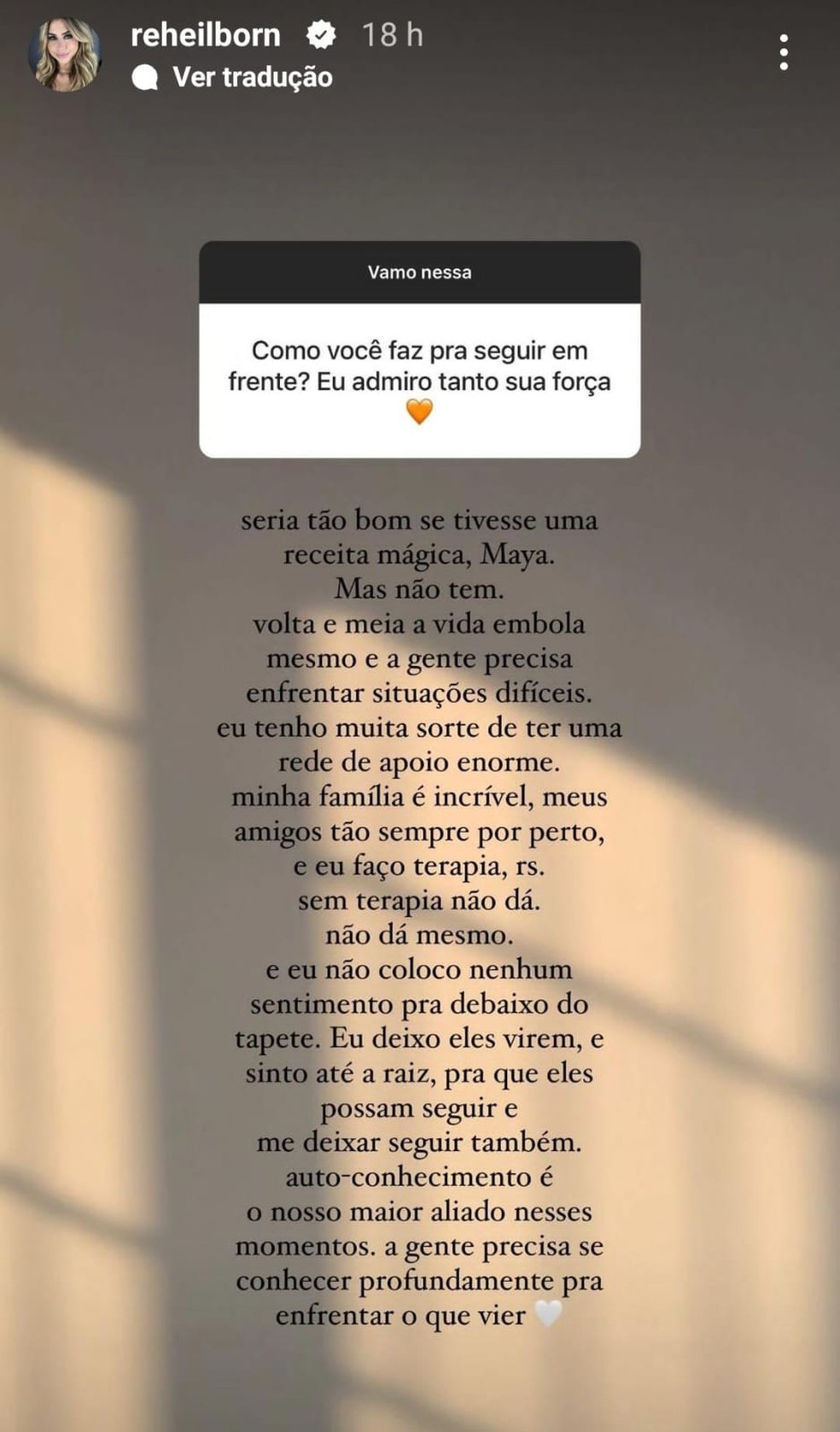 Renata Heilborn diz que enfrenta 'dias ruins' após fim de casamento em ...