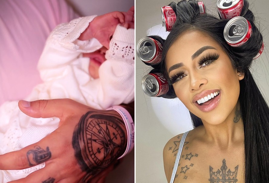 Medrado anuncia nascimento da filha um dia após revelar gravidez; assista
