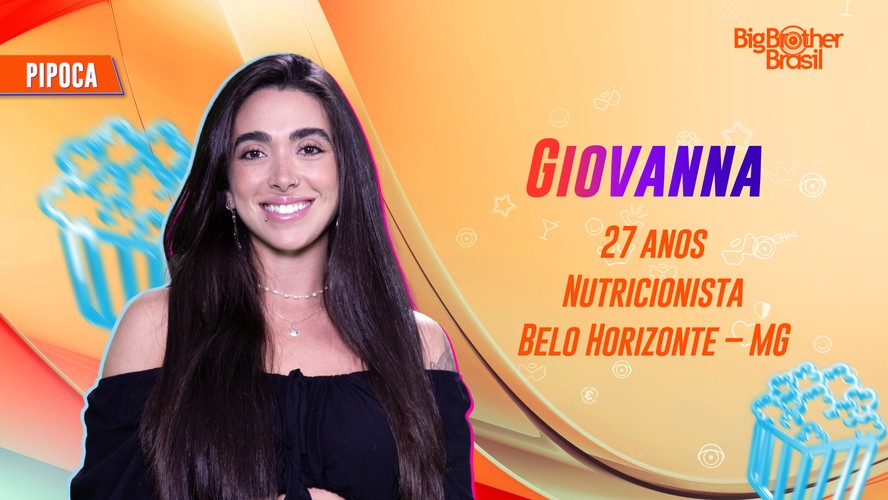 BBB 24: Giovanna é a terceira Pipoca escolhida pela casa; conheça