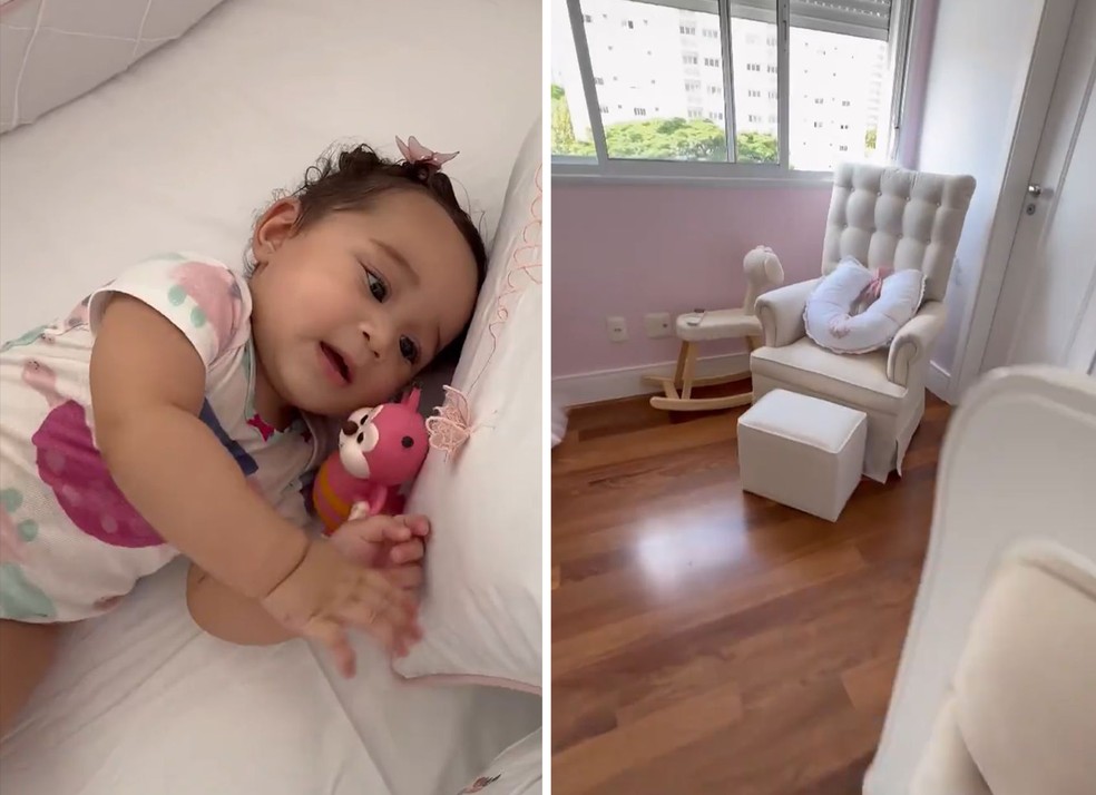 Karoline Lima mostra detalhes do novo quarto de sua filha, Cecilia; vídeo