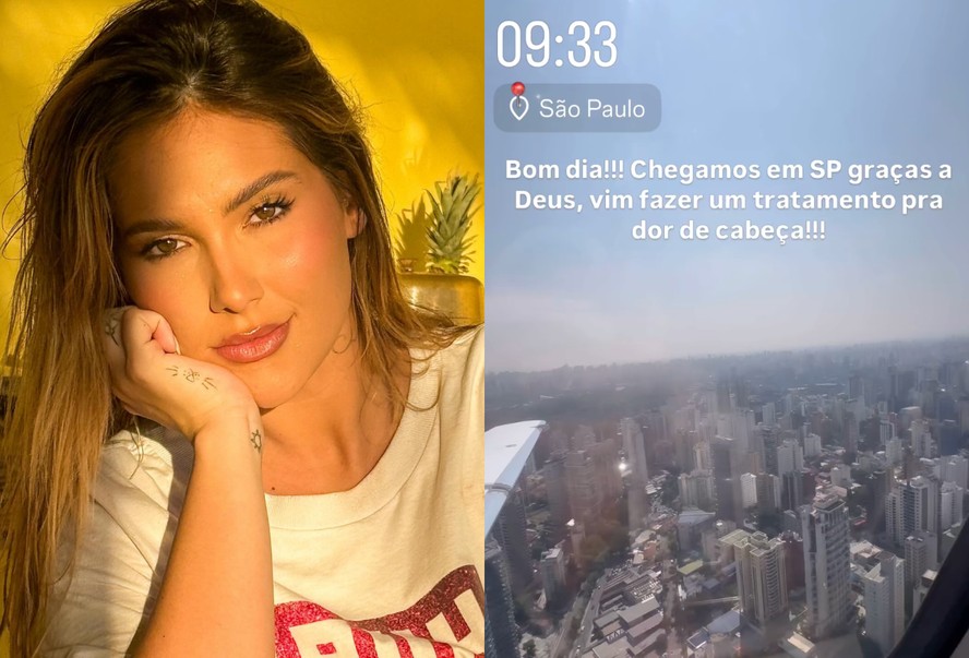 Virginia Fonseca viaja a São Paulo para tratamento contra dor de cabeça