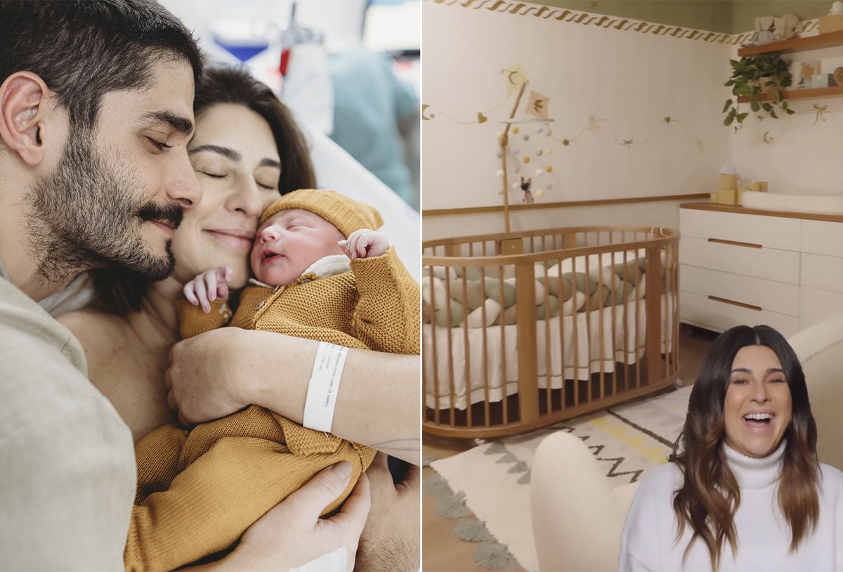 Fernanda Paes Leme apresenta o quarto da filha, Pilar: 'Pode entrar'