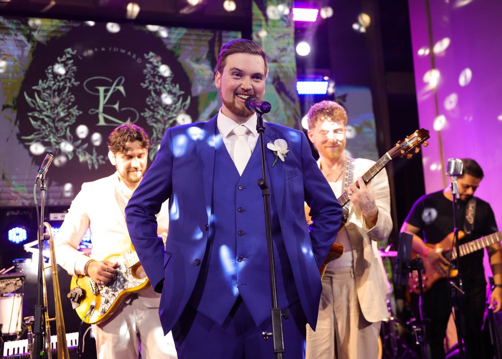 Luma César se emociona com homenagem do marido em casamento no Ceará; vídeo