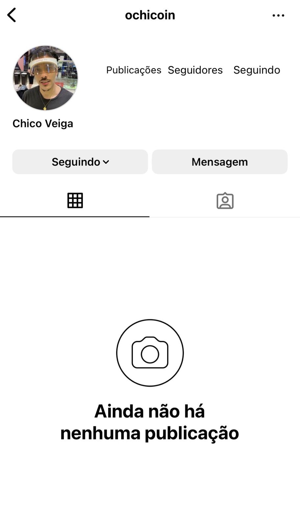 Instagram de Chico Moedas sai do ar após Luísa Sonza anunciar término