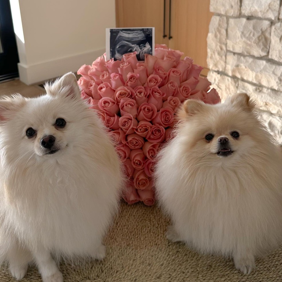 Jogador Douglas Costa e Nathália Felix anunciam que esperam primeiro bebê