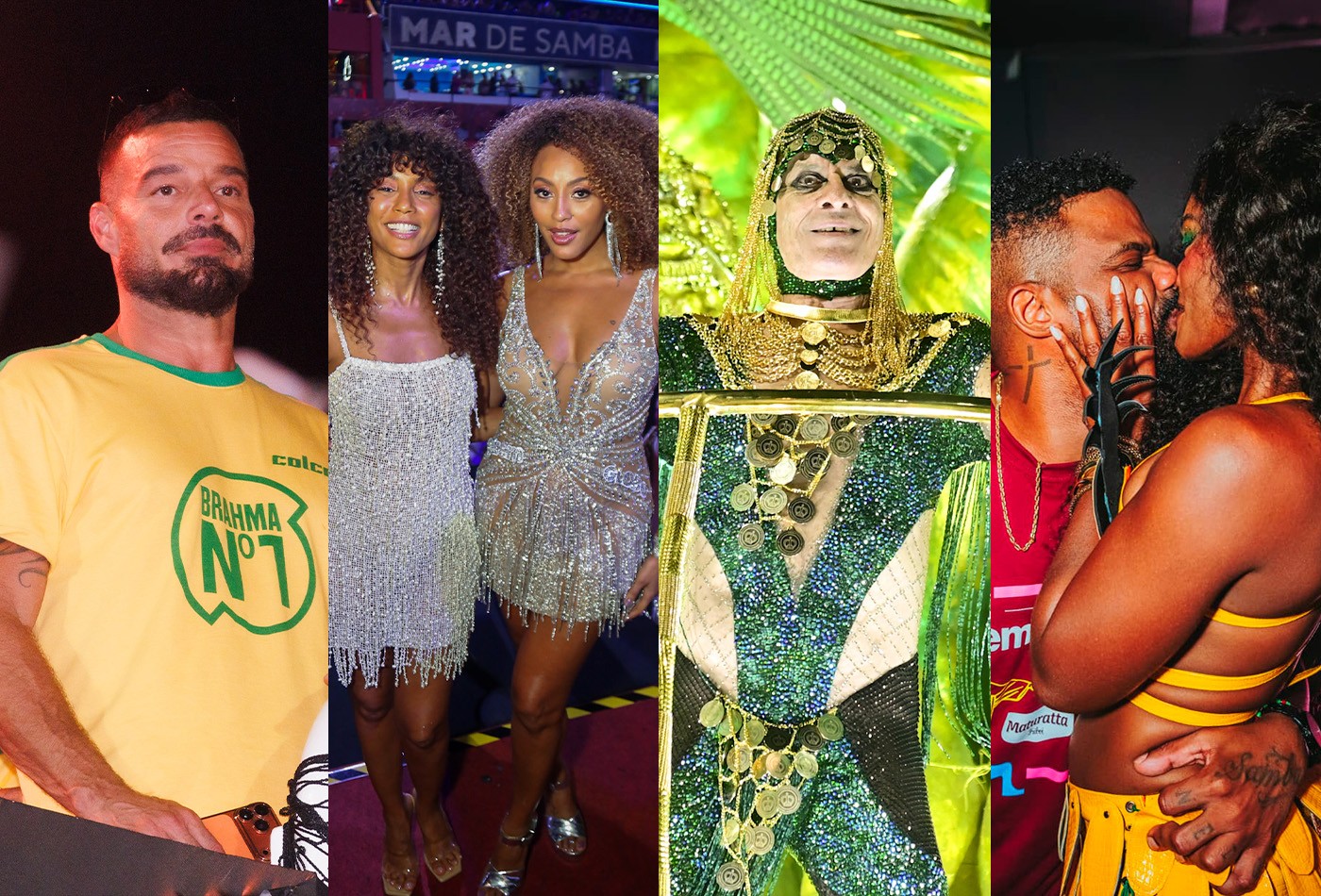 Domingo de Carnaval tem gringos famosos, reunião de musas da TV, Ney ...
