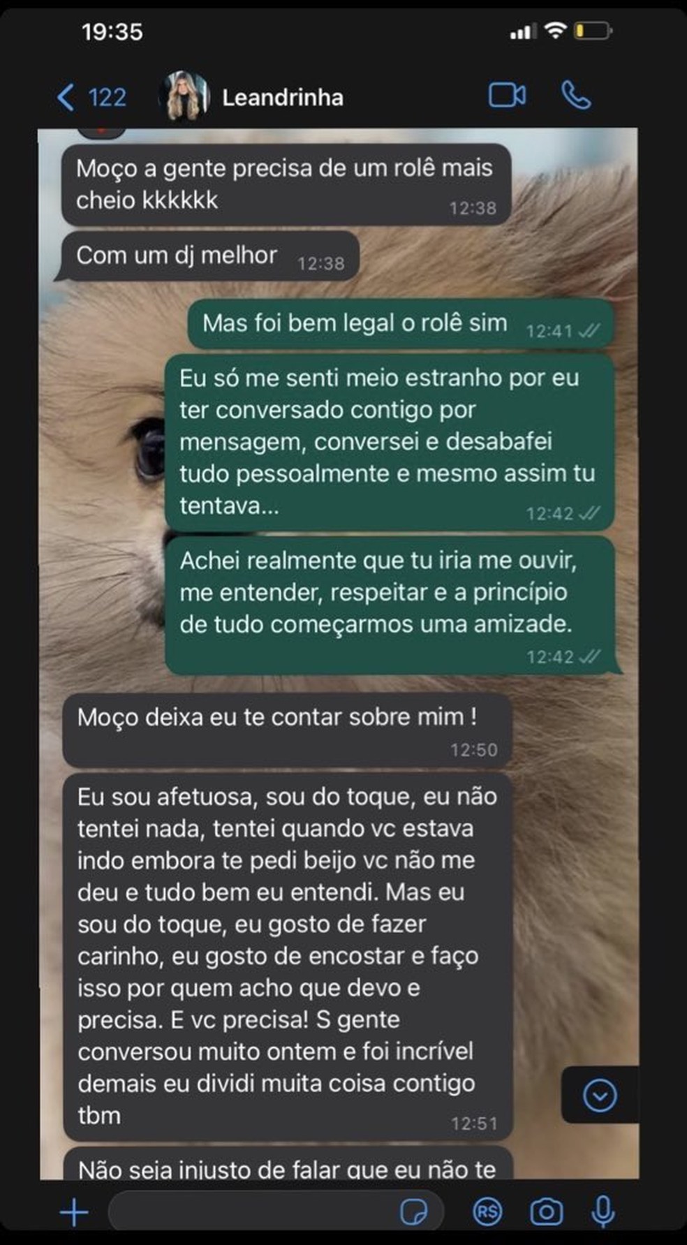 Influenciadora Leandrinha Du Art é acusada de assédio sexual por modelo ...