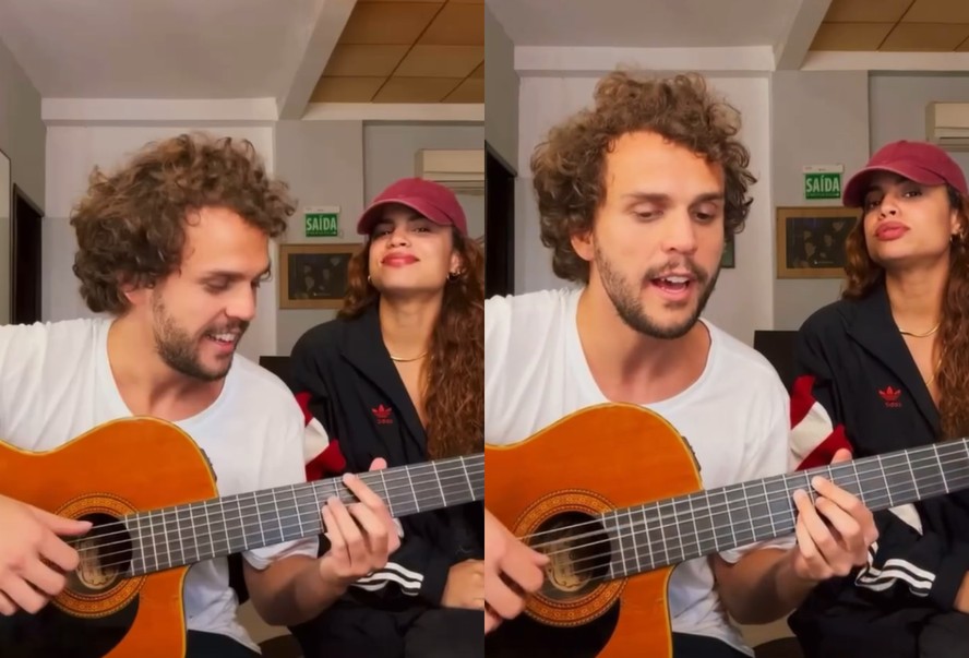 Filho de Pedro Bial e Giulia Gam canta com neta de Chico Buarque; veja o vídeo