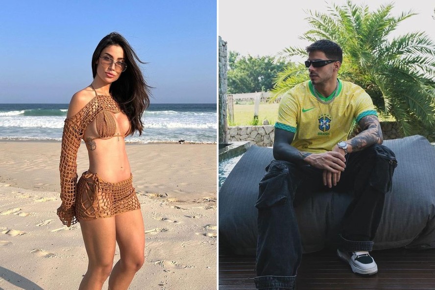 Bianca Andrade curte praia com namorado italiano, no Brasil; veja foto