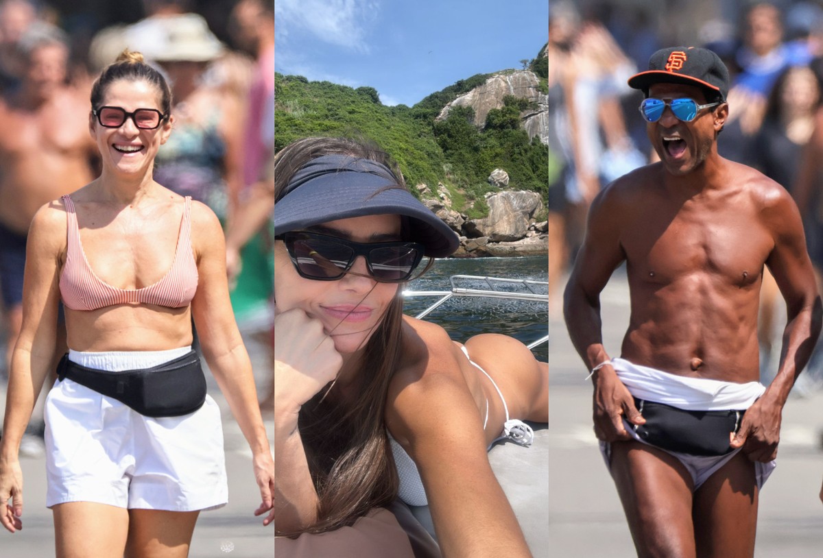 Deborah Secco, Isis Valverde, Ingrid Guimarães e mais famosos curtem domingo de sol ao ar livre