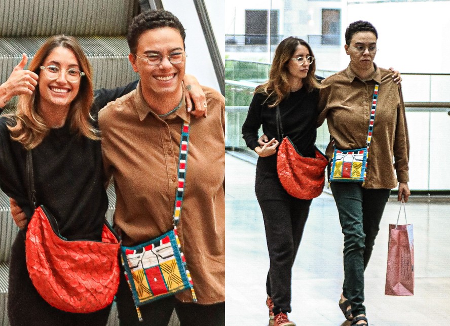 Maria Gadú curte dia de shopping com a namorada, Ana Paula Popi