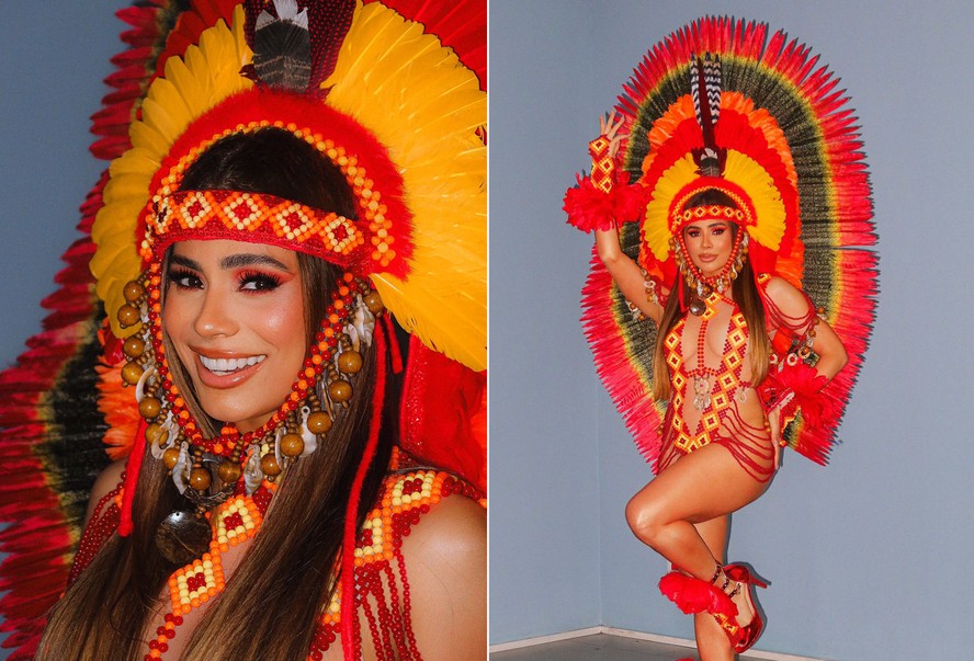 Lexa brilha como guerreira no ensaio técnico da Dragões da Real, em São ...