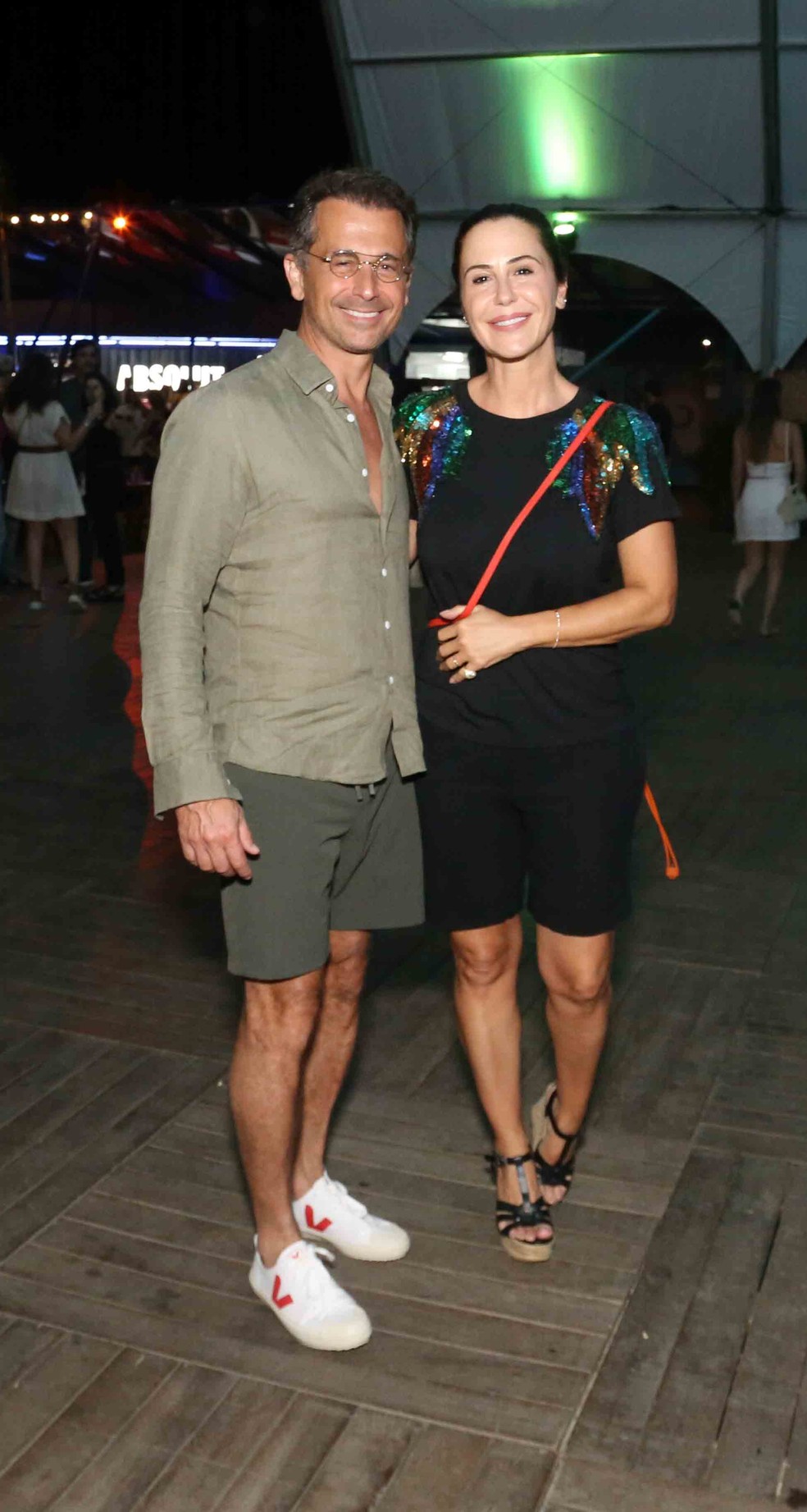 Guilhermina Guinle vai com o marido, irmão de Giovanna Antonelli, a show