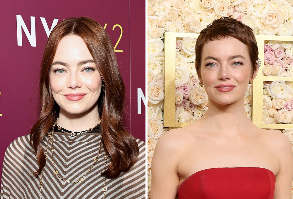 Emma Stone aposta em novo visual e chama atenção com cabelo curtinho no ...