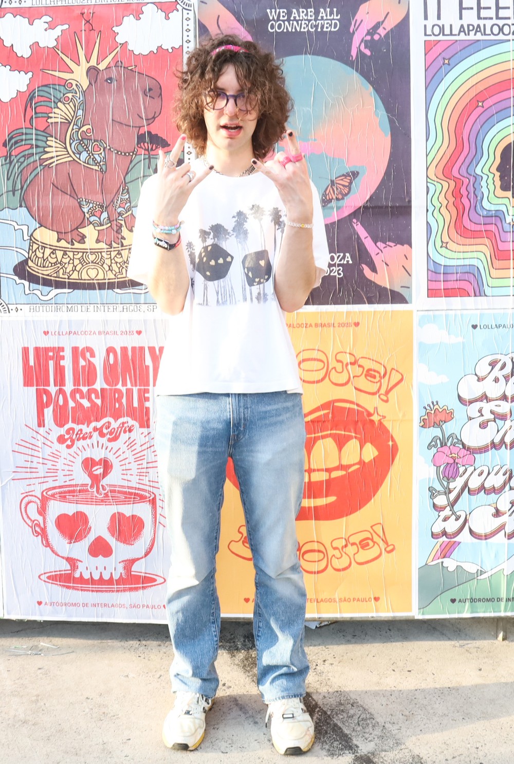 Lucas Jagger curte Lollapalooza e revela: 'Não estou solteiro'