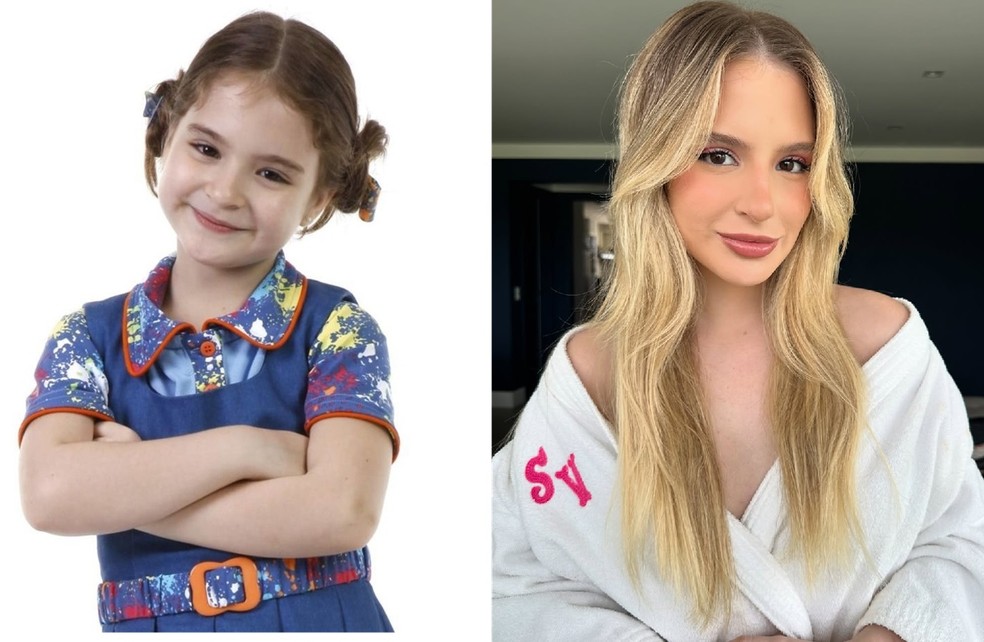 Sophia Valverde, como Maria, em Chiquititas (SBT, 2013) e com visual ...