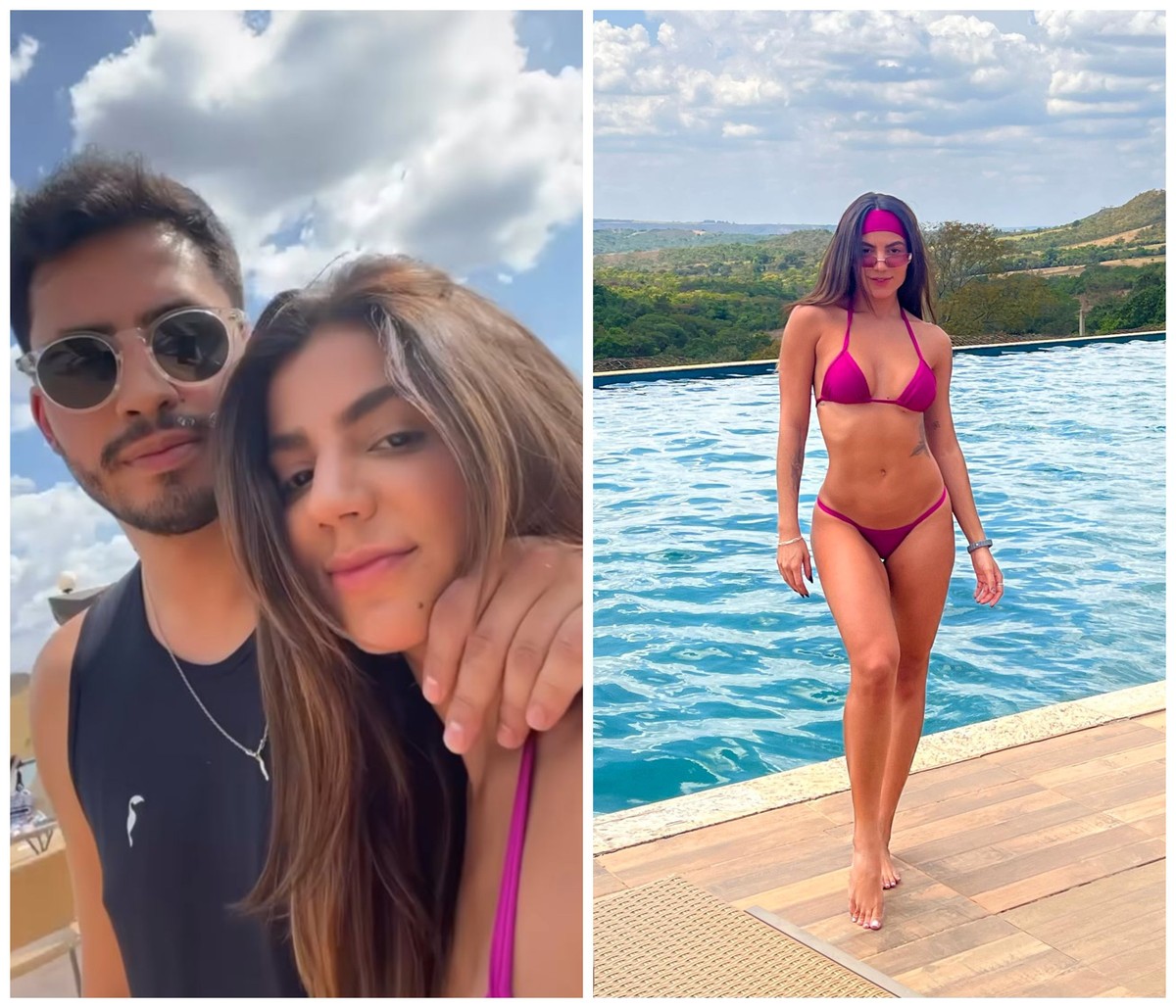 Filho de Leonardo, Matheus Vargas e ex-BBB Hariany assumem romance e têm 'D.R.': 'Não é assim ...